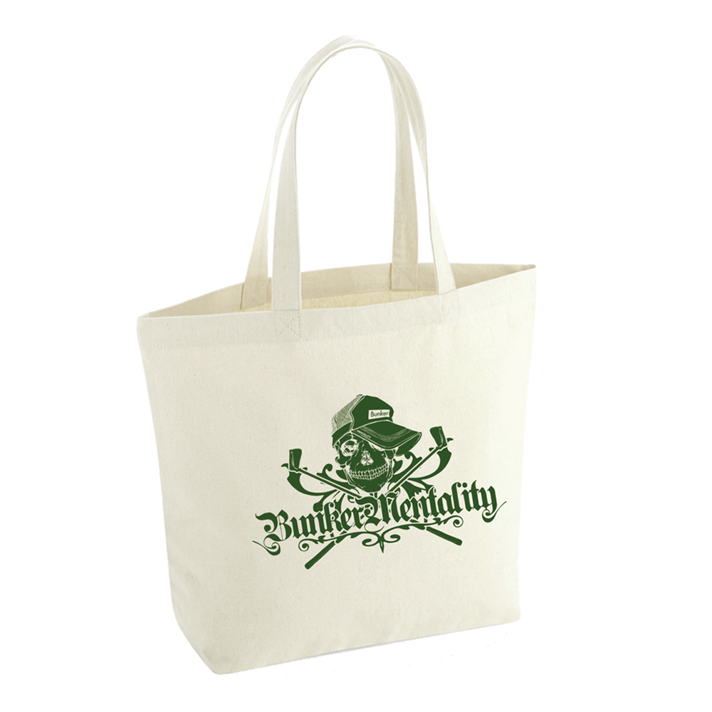 Bunker Skull Icon Tote Bag - Natural – Bunker Mentality
